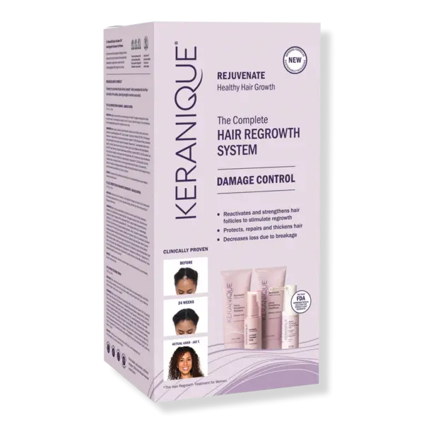 KERANIQUE Damage Control Complete Hair Regrowth System - One-color