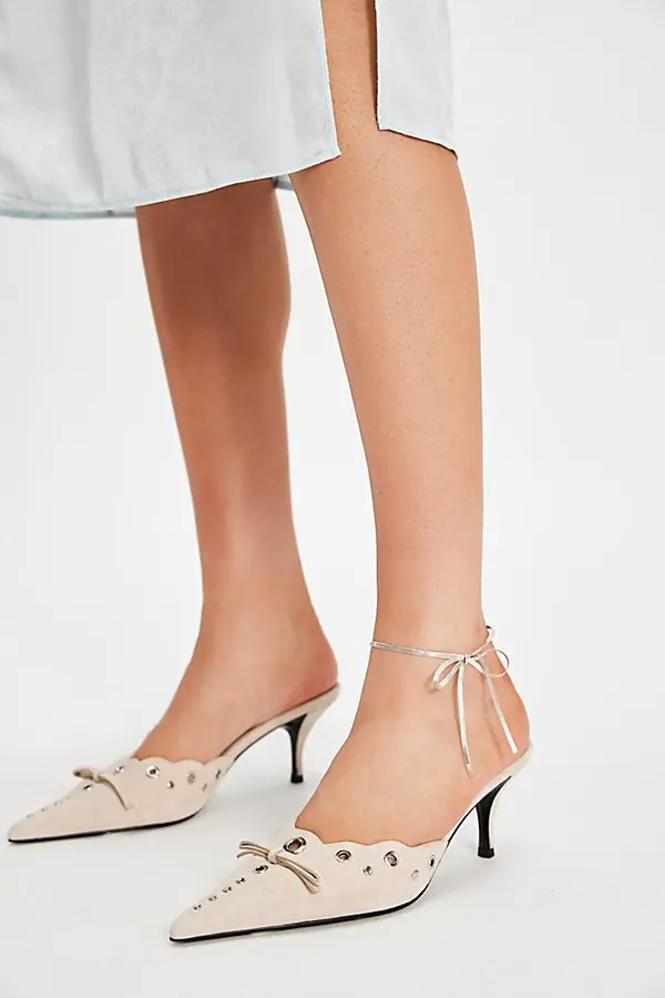 Jeffrey Campbell Arabella Heels - Ivory