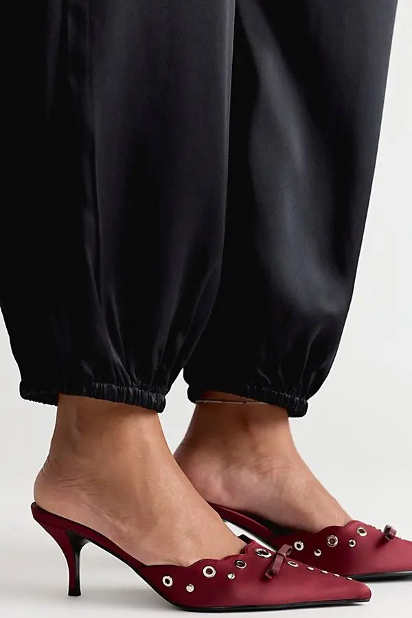 Jeffrey Campbell Arabella Heels - Red Satin