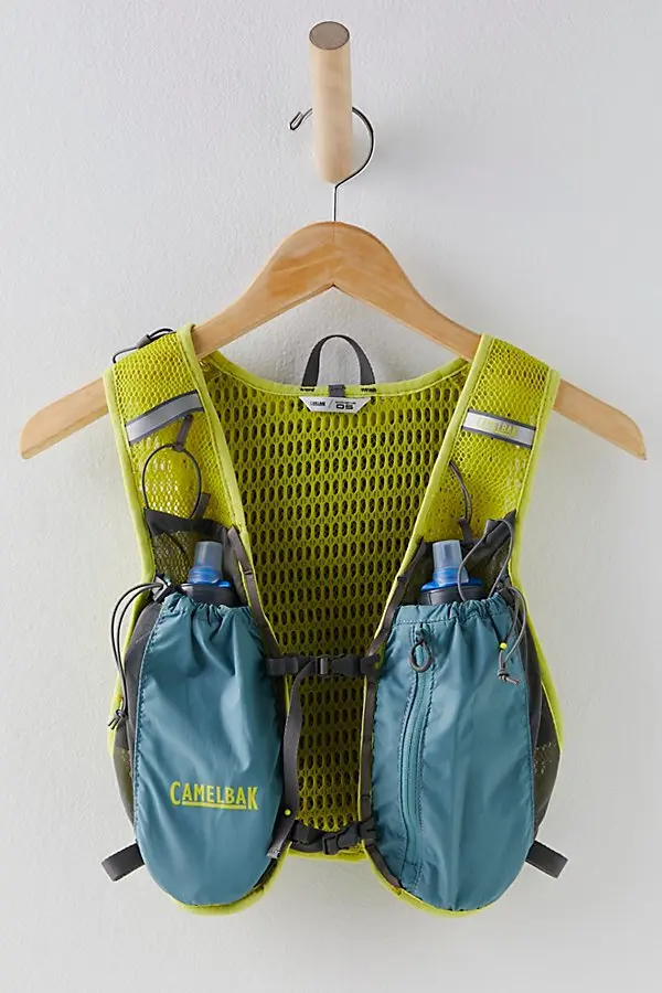 Camelbak Trail Run 34oz Hydration Vest - Smoke Blue/limeade