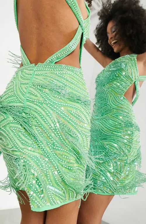 green and white striped shirt dress Pleated Mini Shirt Dress | Green Stripe