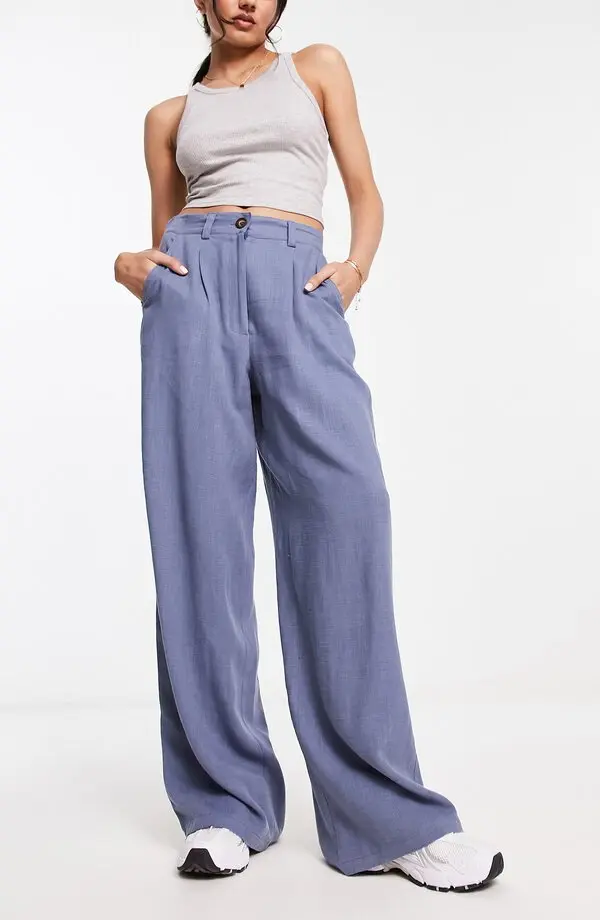 Asos Wide Leg Dad Trousers