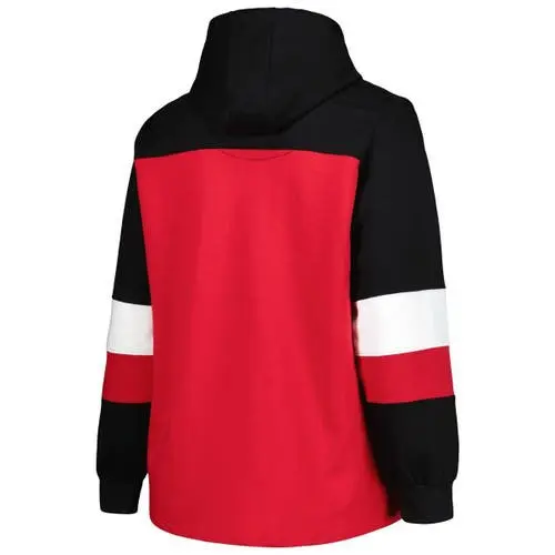 Profile Oklahoma Sooners Color-block Pullover Hoodie