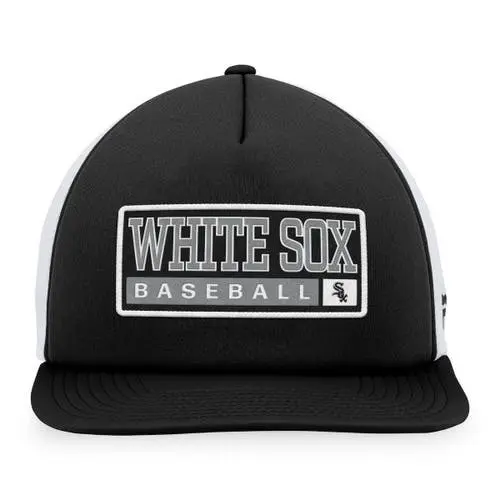 Majestic International White Chicago White Sox Foam Trucker Snapback Hat