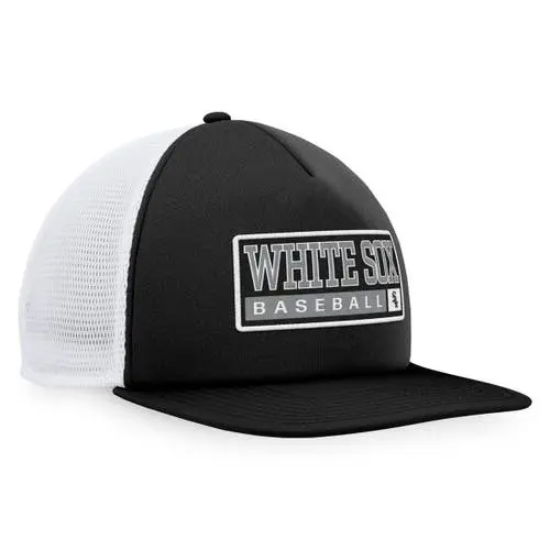 Majestic International White Chicago White Sox Foam Trucker Snapback Hat