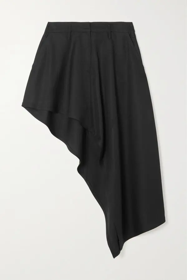 Stella McCartney Asymmetric Woven Skirt