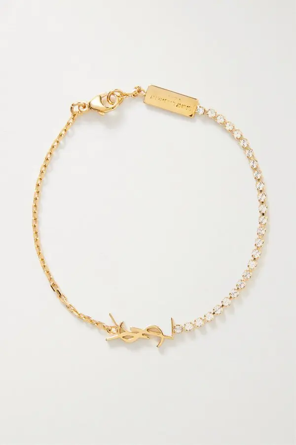 Saint Laurent Cassandre Bracelet - Gold