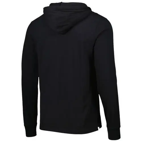 '47 New Orleans Saints Field Franklin Hooded Long Sleeve T-shirt - Black