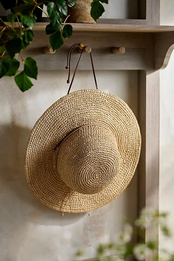 TERRAIN Raffia Sun Hat - Multi