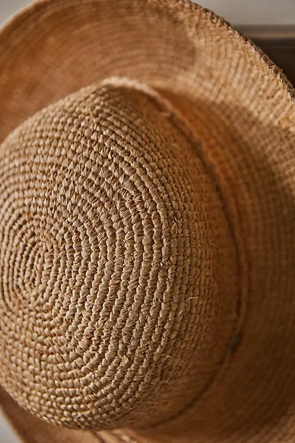 TERRAIN Rounded Raffia Sun Hat