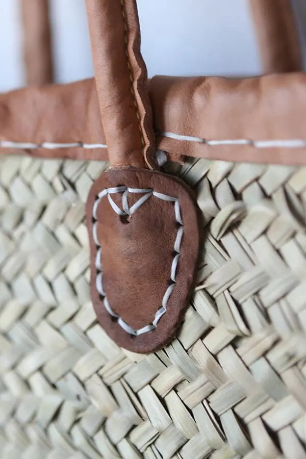 TERRAIN Leather Handle Market Tote