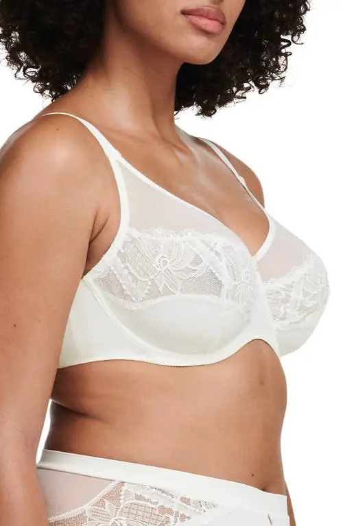 Chantelle Orangerie Dream Full Coverage Underwire Bra - Milk