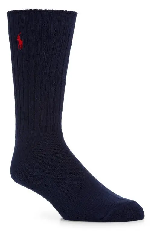 Polo Ralph Lauren Rib Crew Socks - Navy