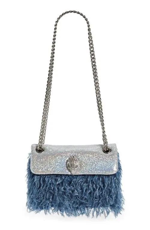 Kurt Geiger Mini Kensington Feather Sequin Crossbody Bag