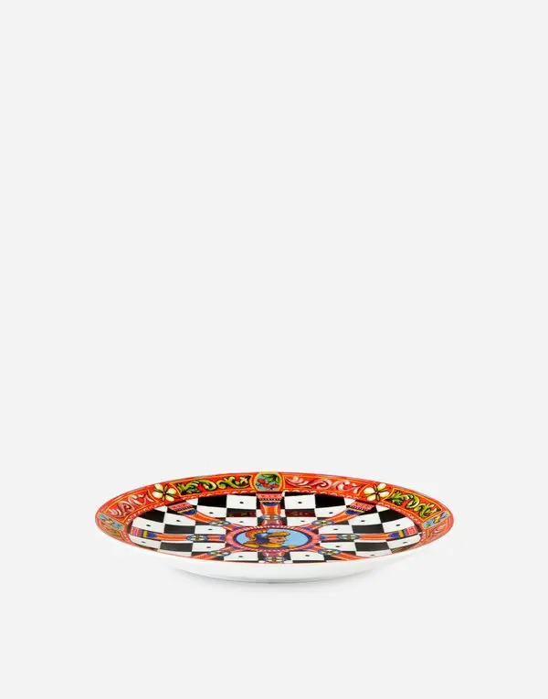 Dolce & Gabbana Set 2 Porcelain Dinner Plates - Multicolor