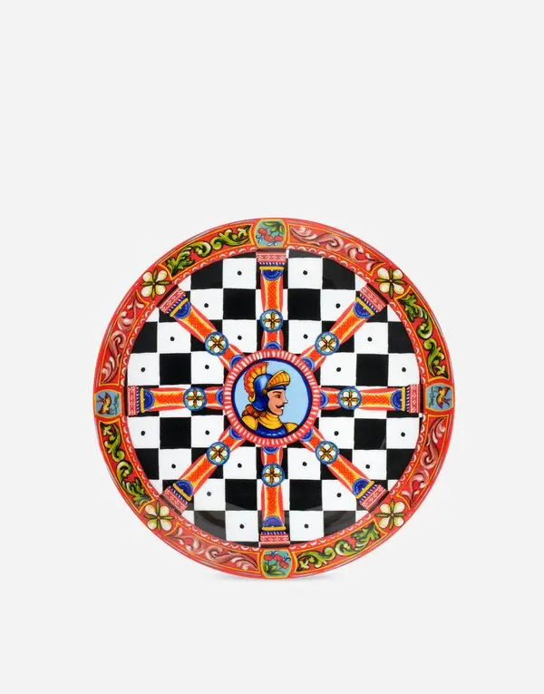 Dolce & Gabbana Set 2 Porcelain Dinner Plates - Multicolor