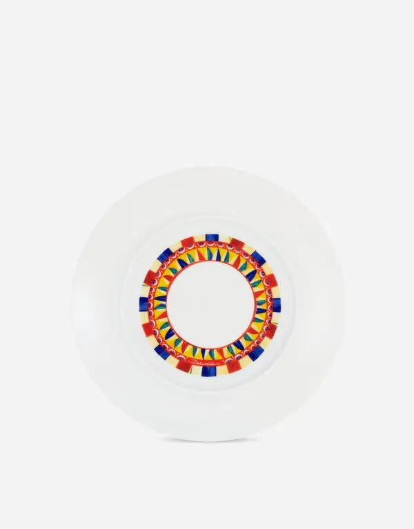 Dolce & Gabbana Set 2 Porcelain Dinner Plates - Multicolor
