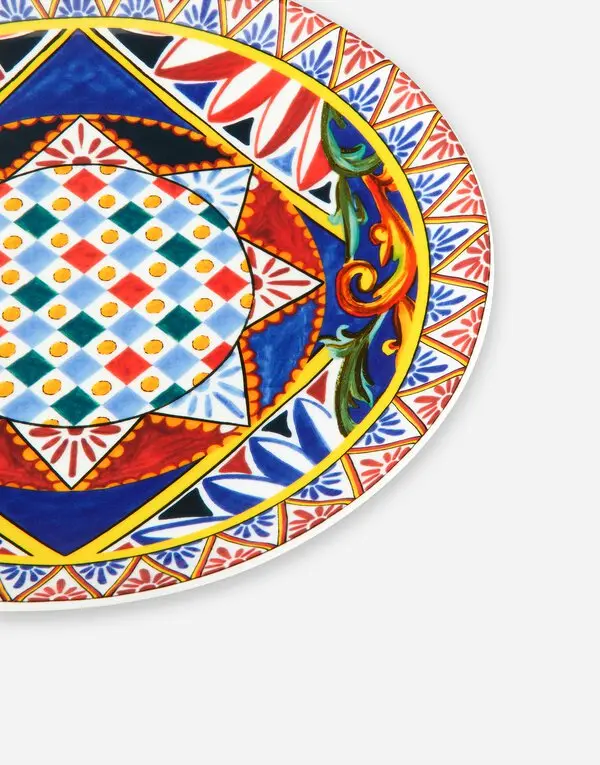 Dolce & Gabbana Set 2 Porcelain Dinner Plates