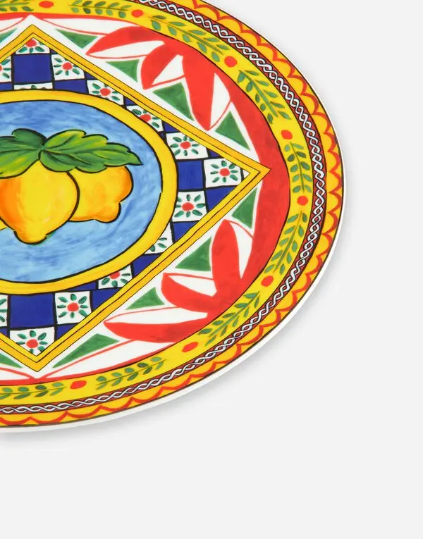 Dolce & Gabbana Porcelain Charger Plate - Multicolor