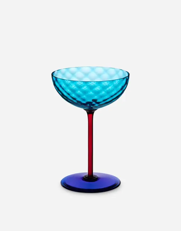 Dolce & Gabbana Hand-blown Murano Champagne Glass - Multicolor