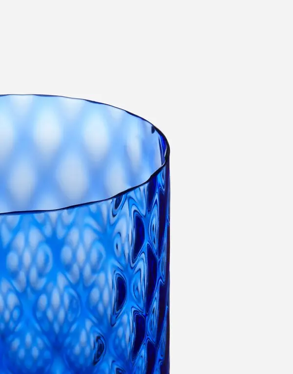 Dolce & Gabbana Hand-blown Murano Red Wine Glass - Multicolor