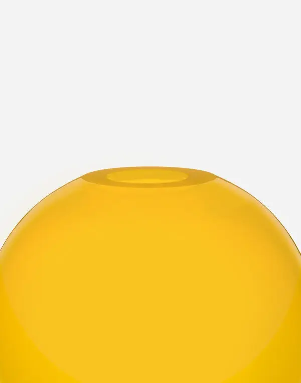 Dolce & Gabbana Small Vase In Transparent Murano Glass