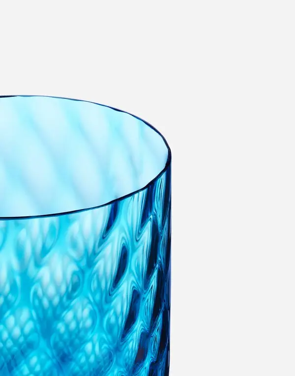 Dolce & Gabbana Hand-blown Murano Red Wine Glass - Multicolor