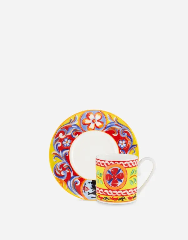 Dolce & Gabbana Fine Porcelain Espresso Set - Multicolor