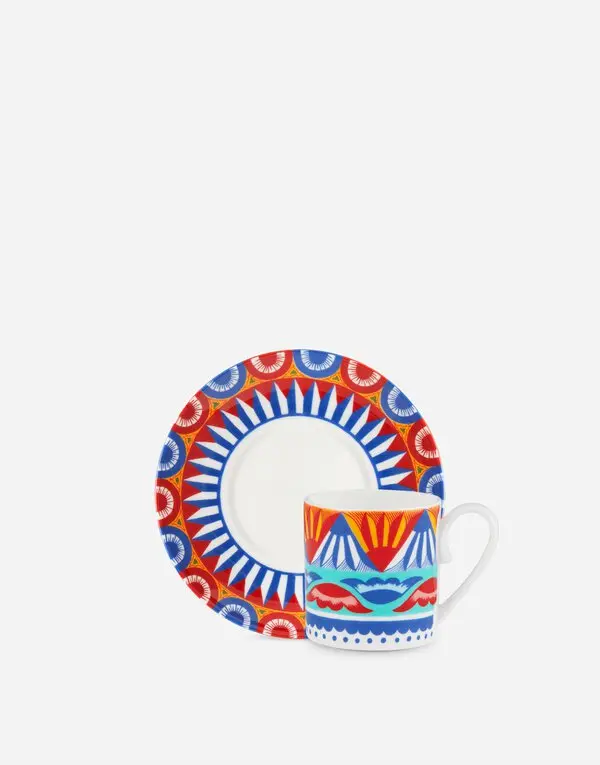 Dolce & Gabbana Fine Porcelain Espresso Set - Multicolor