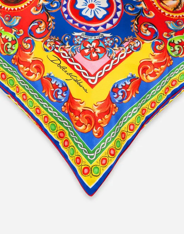 Dolce & Gabbana Silk Twill Cushion Large