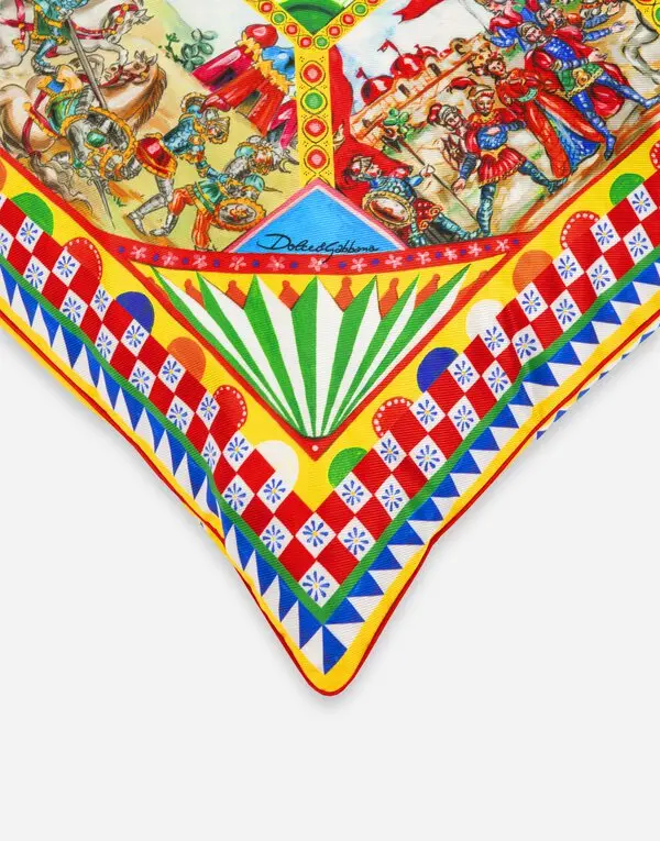 Dolce & Gabbana Silk Twill Cushion Large