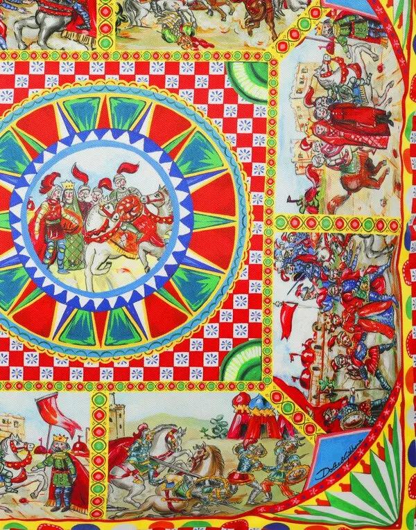 Dolce & Gabbana Silk Twill Cushion Large
