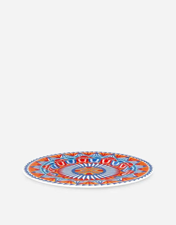 Dolce & Gabbana Set 2 Dinner Plates In Fine Porcelain