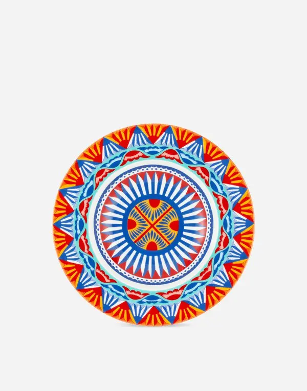 Dolce & Gabbana Set 2 Soup Plates In Fine Porcelain