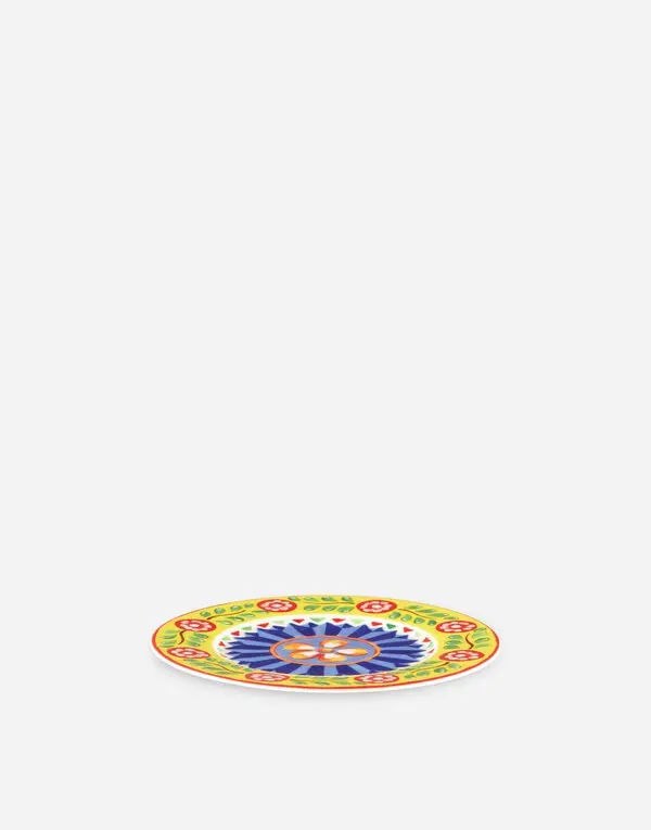 Dolce & Gabbana Set 2 Bread Plates In Fine Porcelain - Multicolor
