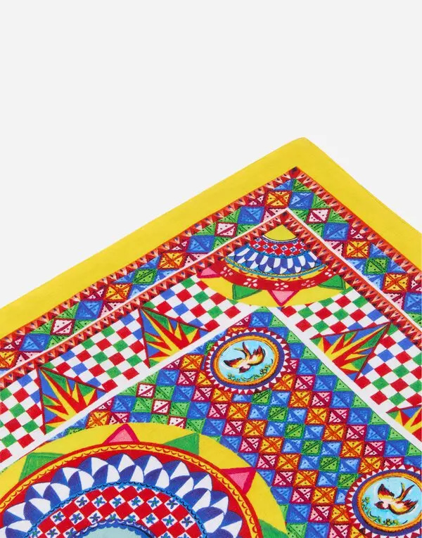 Dolce & Gabbana Set Linen Placemat And Napkin
