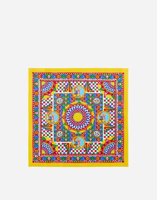 Dolce & Gabbana Set Linen Placemat And Napkin