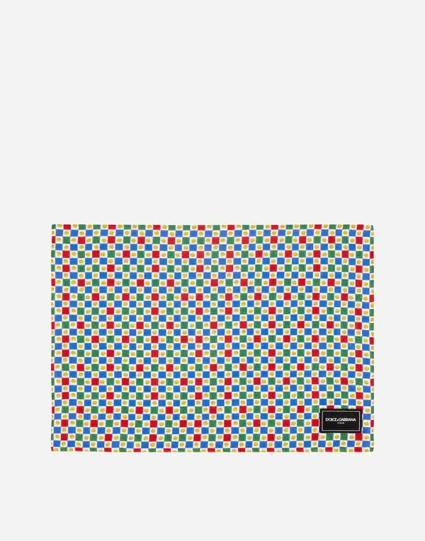 Dolce & Gabbana Set Linen Placemat And Napkin - Multicolor