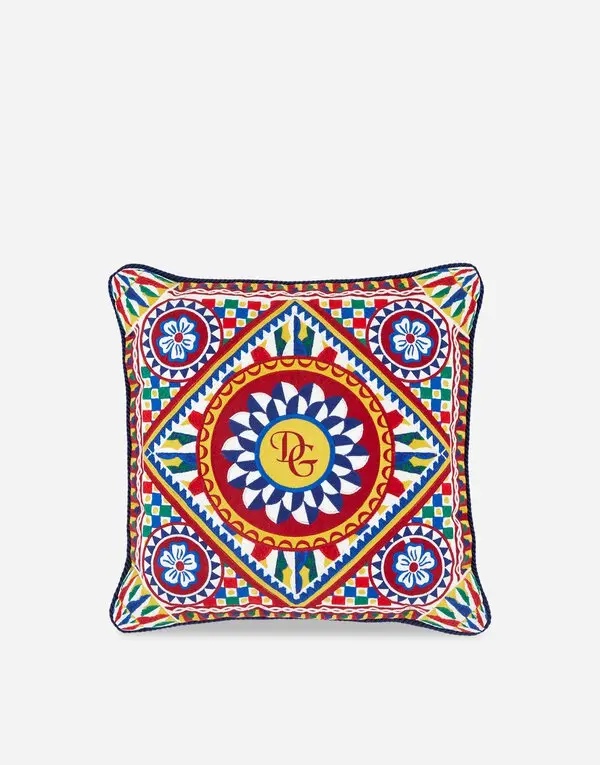 Dolce & Gabbana Embroidered Cushion Medium - Multicolor