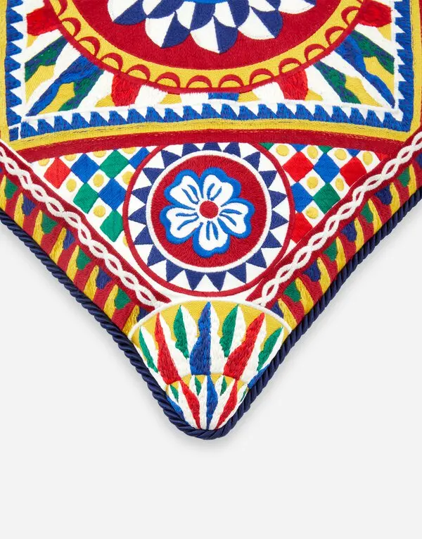 Dolce & Gabbana Embroidered Cushion Medium
