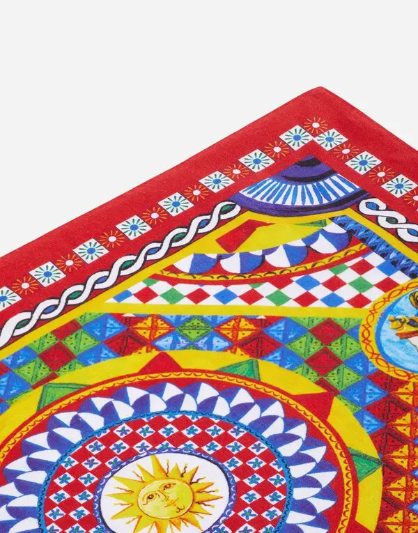 Dolce & Gabbana Set Linen Placemat And Napkin - Multicolor
