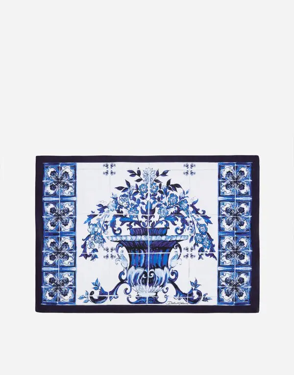 Dolce & Gabbana Set Linen Placemat And Napkin
