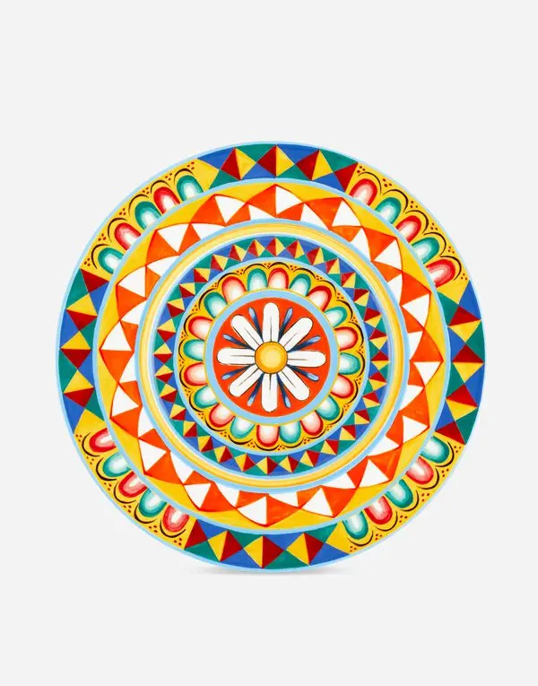 Dolce & Gabbana Charger Plate In Fine Porcelain - Multicolor