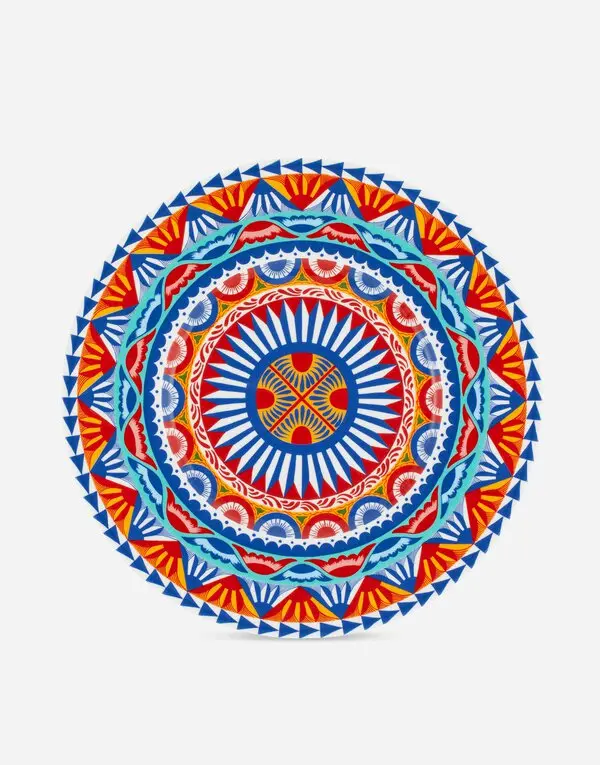 Dolce & Gabbana Charger Plate In Fine Porcelain - Multicolor