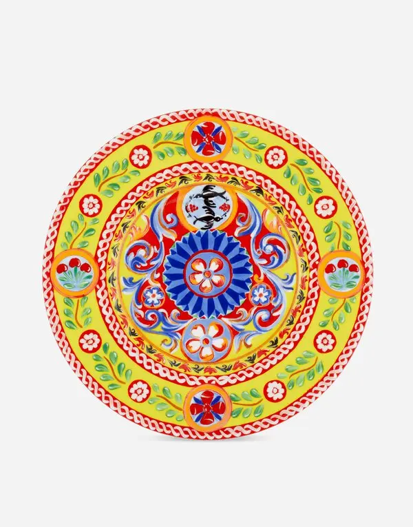 Dolce & Gabbana Charger Plate In Fine Porcelain - Multicolor