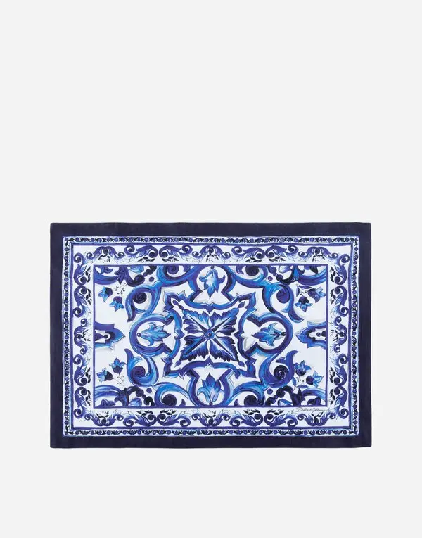 Dolce & Gabbana Set Linen Placemat And Napkin