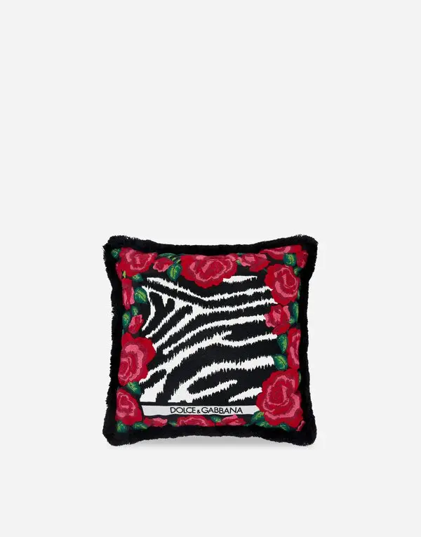 Dolce & Gabbana Embroidered Cushion Small - Multicolor