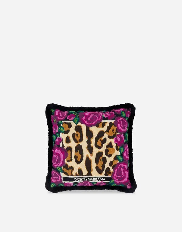 Dolce & Gabbana Embroidered Cushion Small - Multicolor