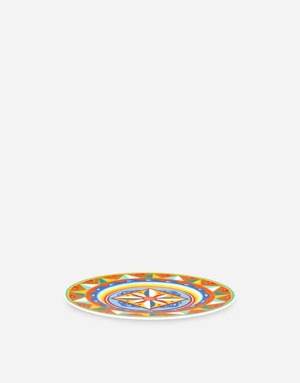 Dolce & Gabbana Set 2 Dessert Plates In Fine Porcelain