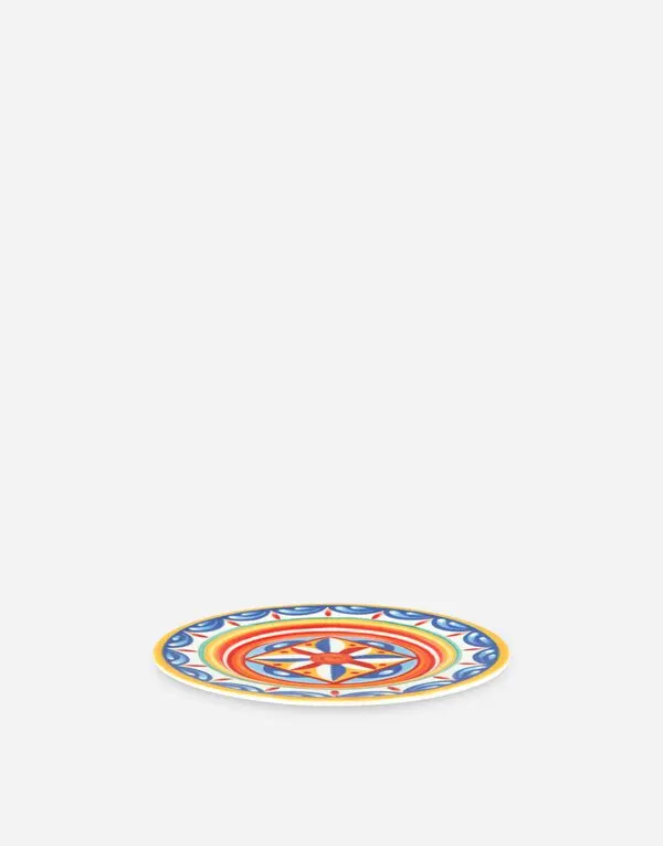 Dolce & Gabbana Set 2 Bread Plates In Fine Porcelain - Multicolor